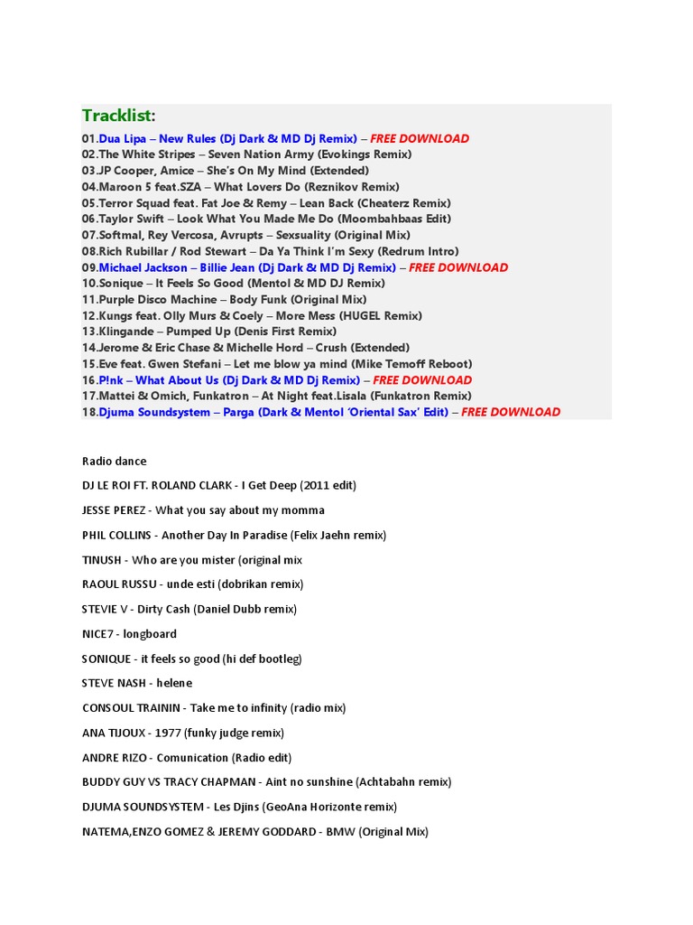 Play List Radio | PDF | African American Music | Entertainment