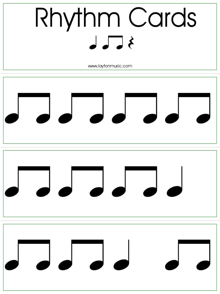 Cartes de rythme et musique associée | PDF | Religion et spiritualité