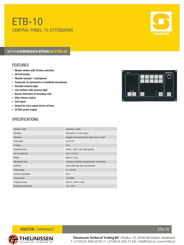 Etb 10 | PDF | Microphone | Power Supply