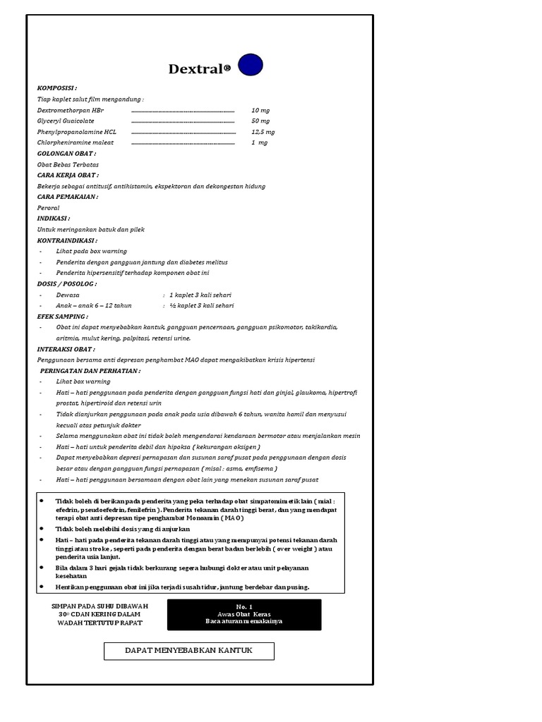 Brosur Dextral | PDF