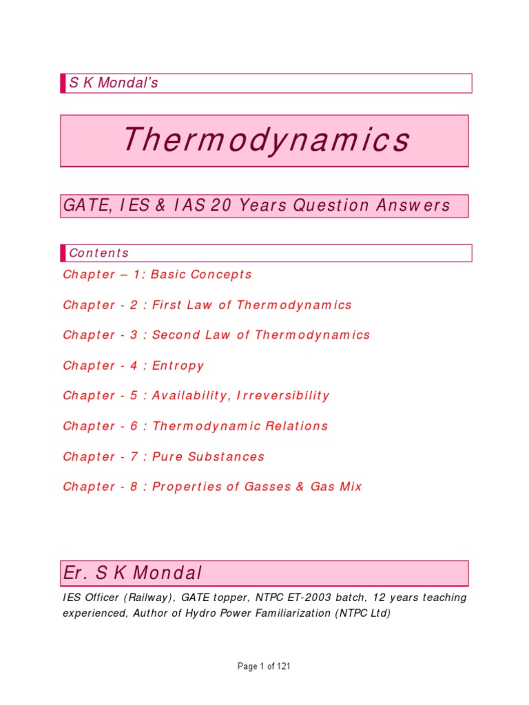 Thermodynamics | PDF | Laws Of Thermodynamics | Temperature