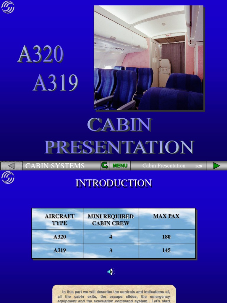 Cabin Systems Overview: Doors, Exits, Slides, and Emergency Equipment ...