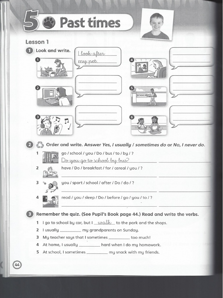 Unit 5-Tiger Tracks Activitybook PDF | PDF