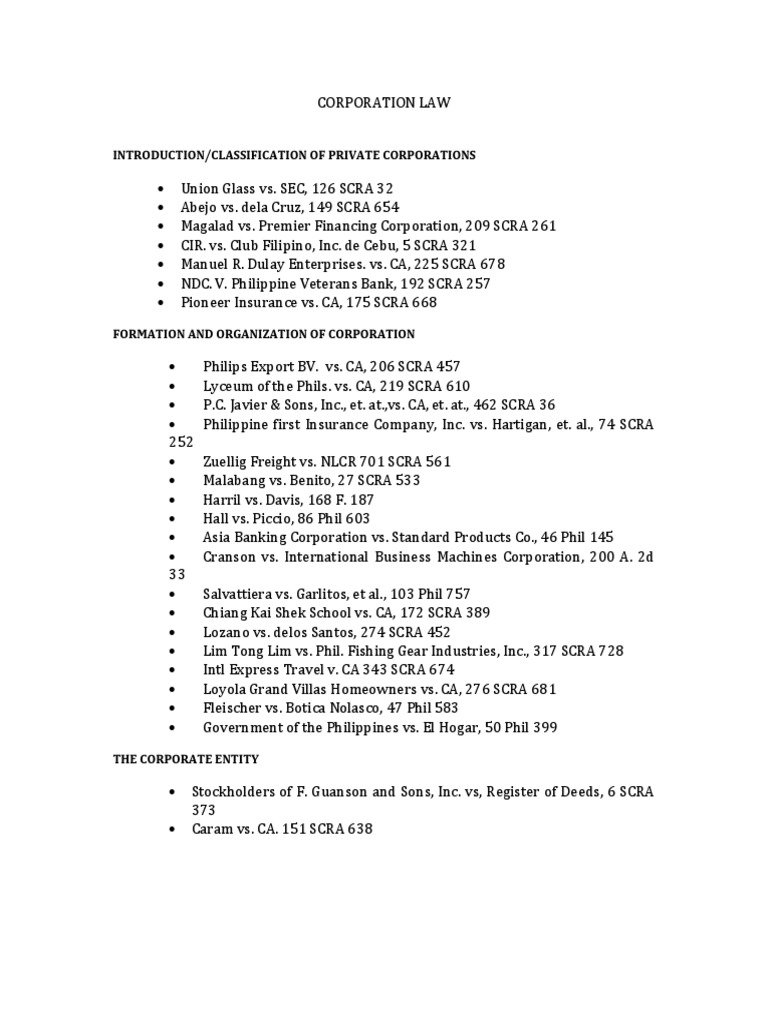 Law 106 Corporation Law | PDF | Companies | Corporate Law