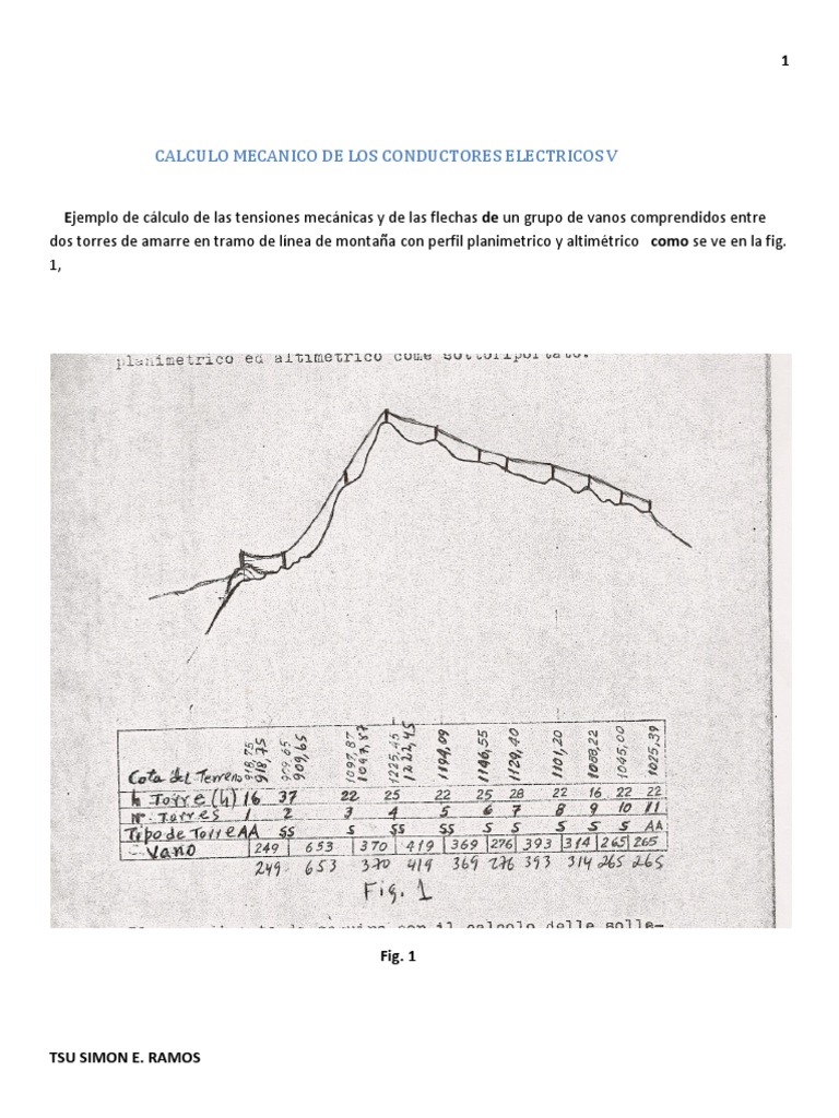 Calculo Mecanico de Los Conductores Electricos V | PDF | Kilogramo | Sistema Internacional de ...
