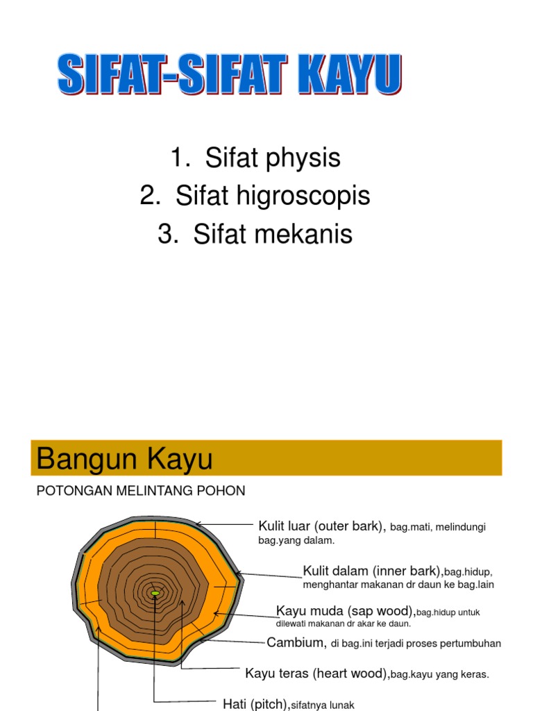 2.sifat Sifat Kayu | PDF