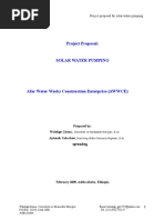 Sample Project Proposal Template | PDF | Irrigation | Agriculture
