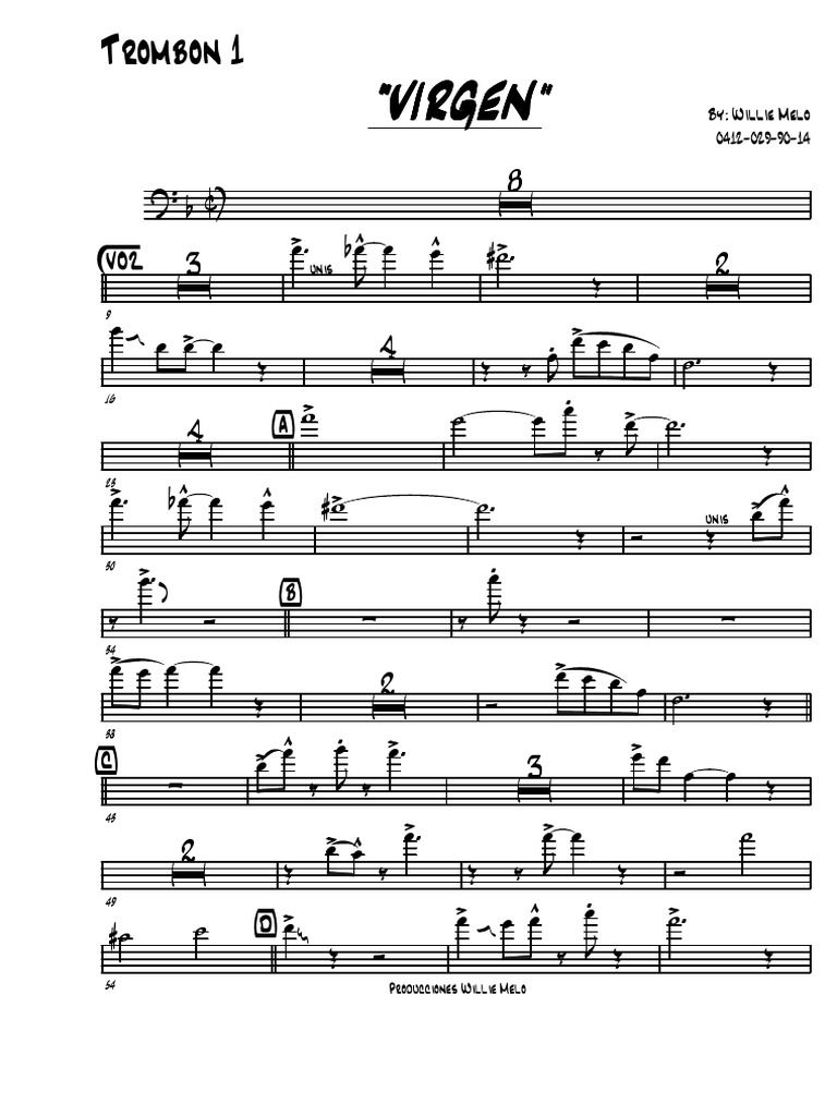 Trombon 1 - Virgen (Adolescente) | PDF