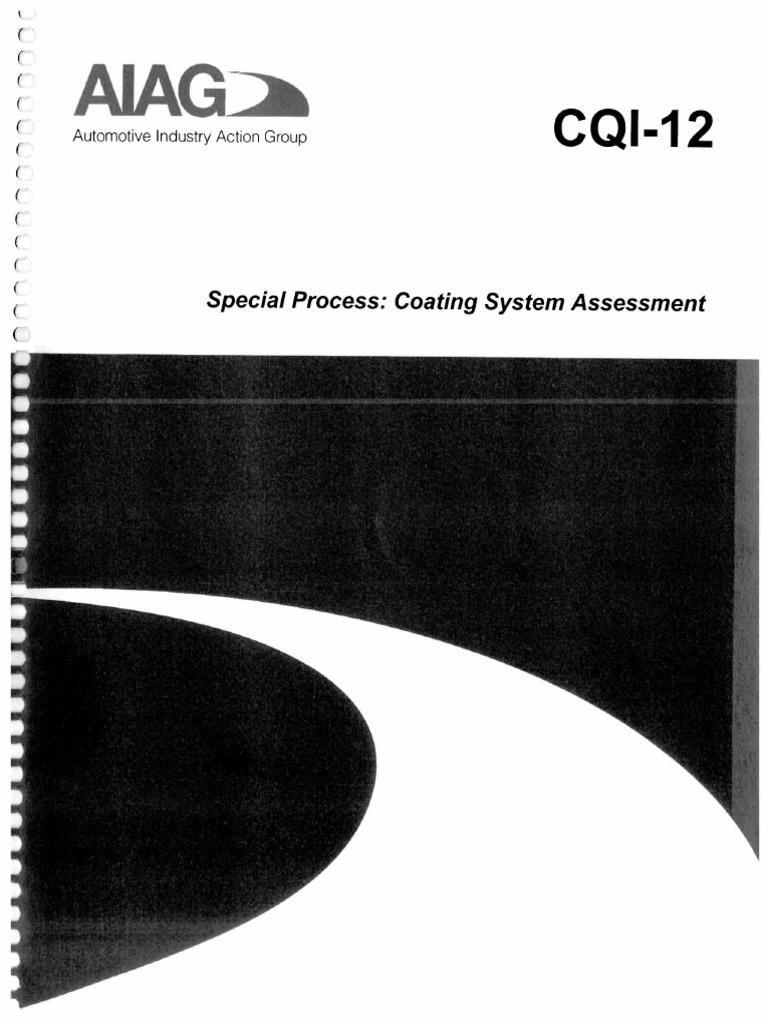 CQI-12 - 2007 - Coating System Assessment PDF | PDF