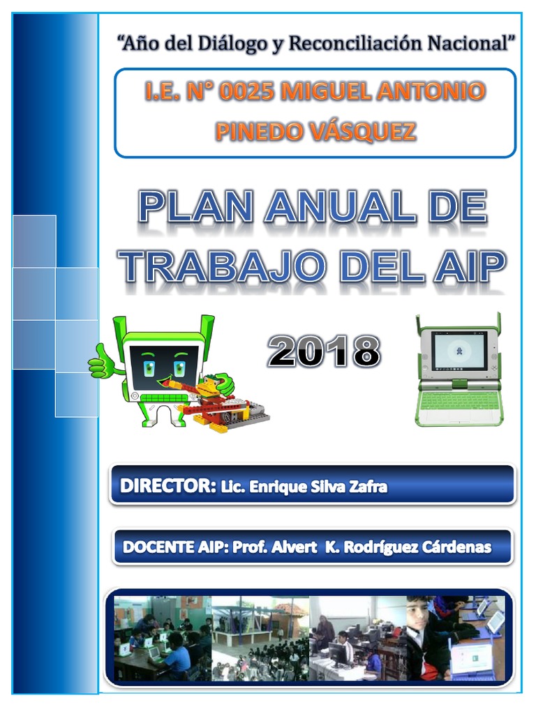 Plan Anual de Trabajo Aip | PDF | Maestros | Tecnología de información y comunicaciones