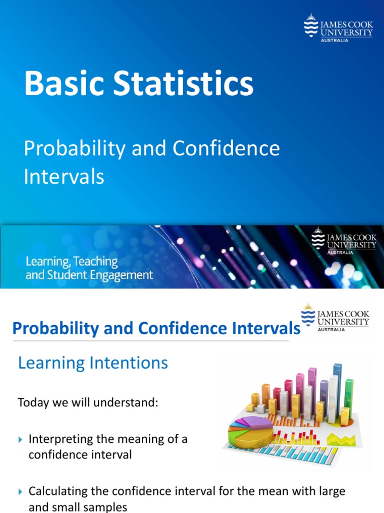 Basic Statistics 7 Probability and Confidence Intervals | Download Free ...