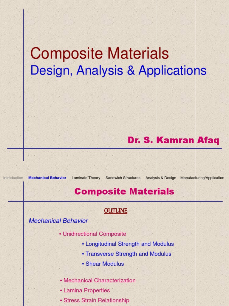 Class CM 712 | PDF | Composite Material | Strength Of Materials