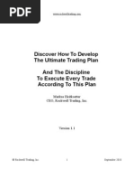 Trading Plan Template | PDF | Day Trading | Financial Markets