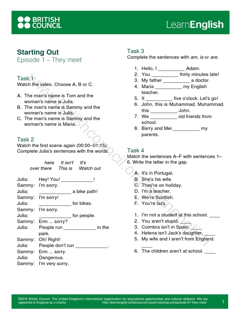 A1 A2 English Levels | PDF