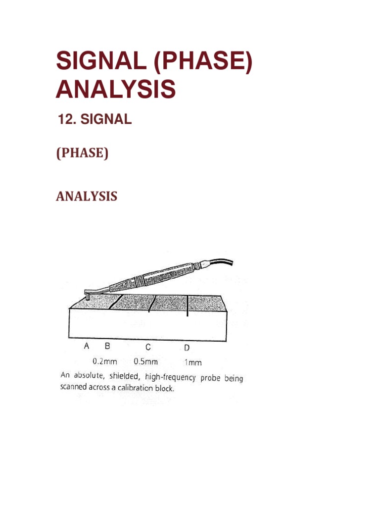 Signal (Phase) Analysis | PDF