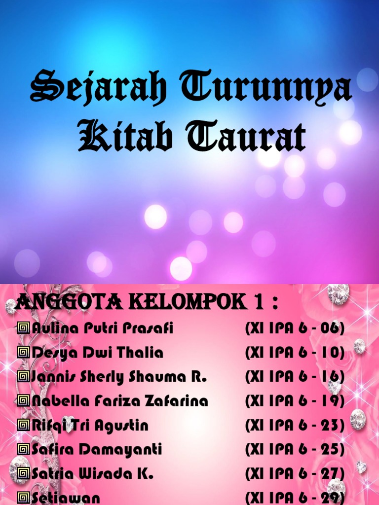 Kitab Taurat | PDF