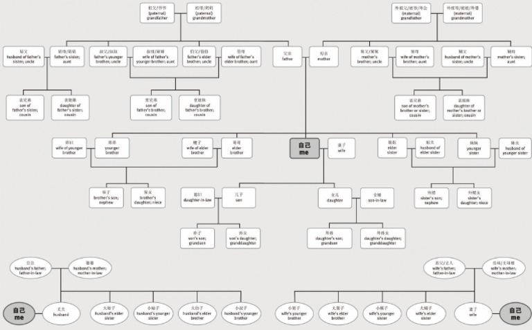 Chinese Kinship Terms (Oxford Dictionary) | PDF