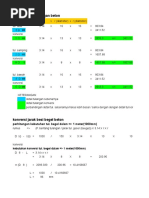 Tabel Konversi Umur Beton 3, 7, 21, 28 Hari | PDF