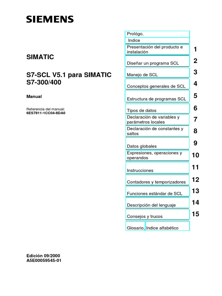 S7-SCL para S7-300 y S7-400 - Manual | PDF | Software | Lenguaje de programación