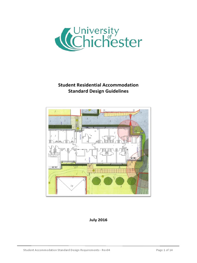 Student Accommodation Design Standards | PDF | Bathroom | Bedroom