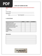 Check List Linea de Vida | PDF | Tecnología