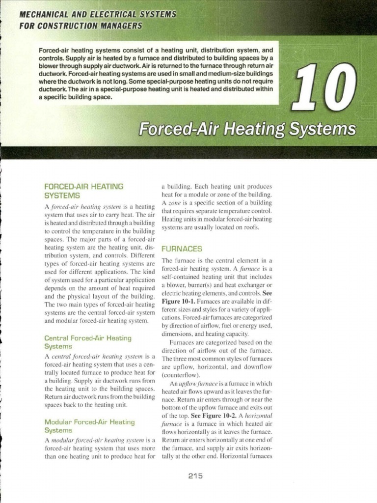 Forced Air Heating Systems | PDF | Furnace | Combustion