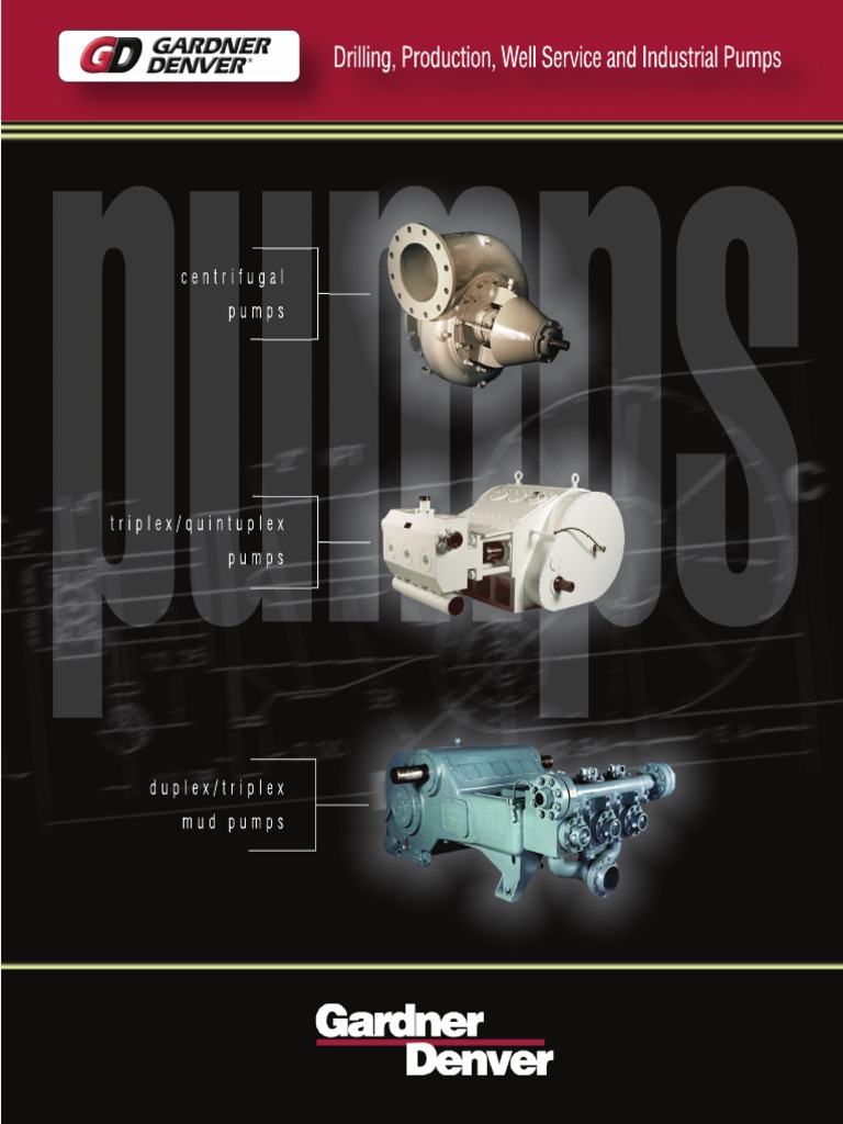 Brochure Gardner Denver Pumps LARGE | PDF | Horsepower | Pump