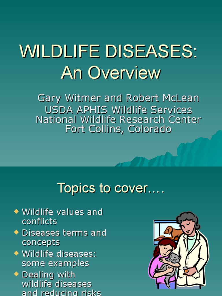Wildlife Diseases Overview | PDF | Infection | Diseases And Disorders