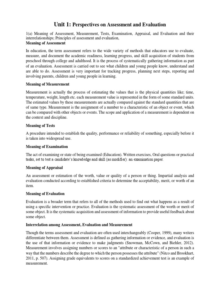 Assessment For Learning | Download Free PDF | Learning Theory ...