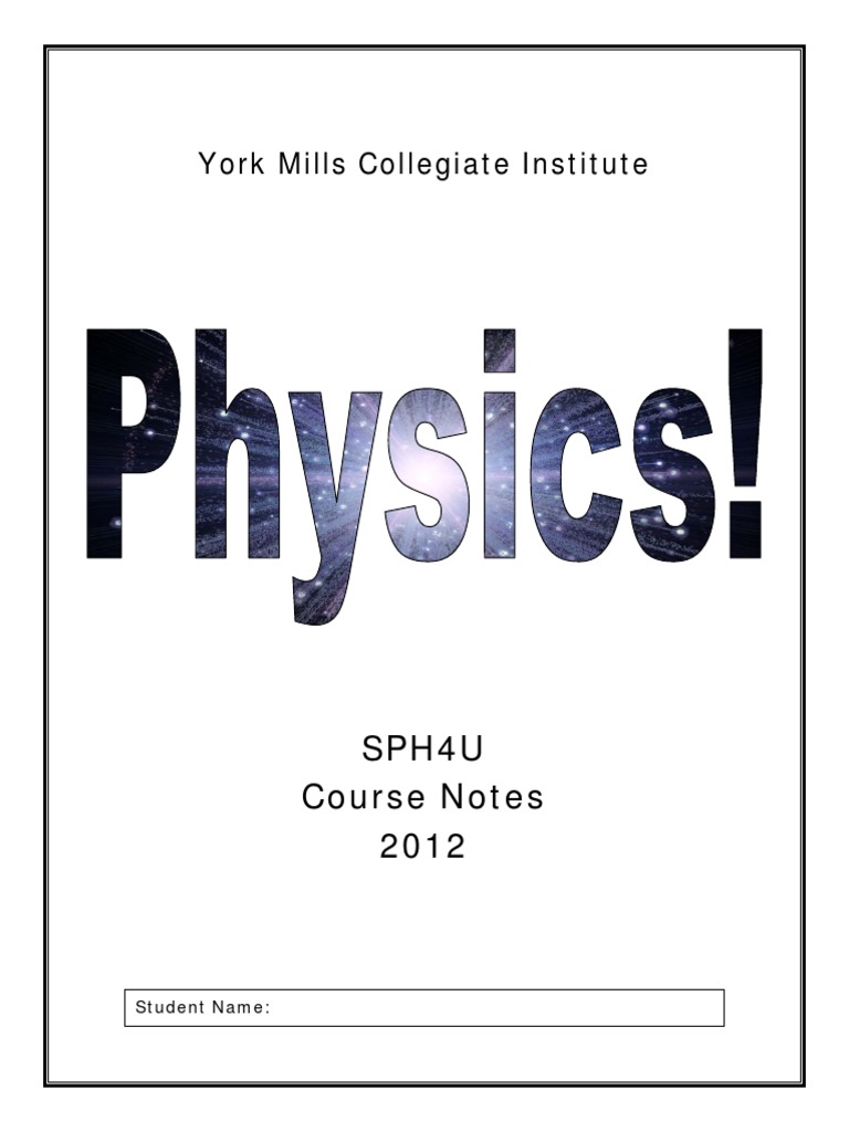 12 Physics Handbook PDF | PDF | Significant Figures | Special Relativity