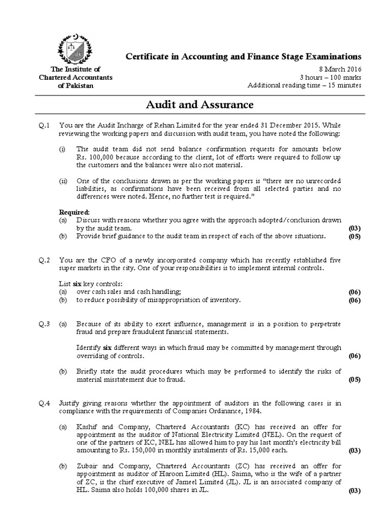 Caf-9 Aud PDF | PDF | Audit | Accounting