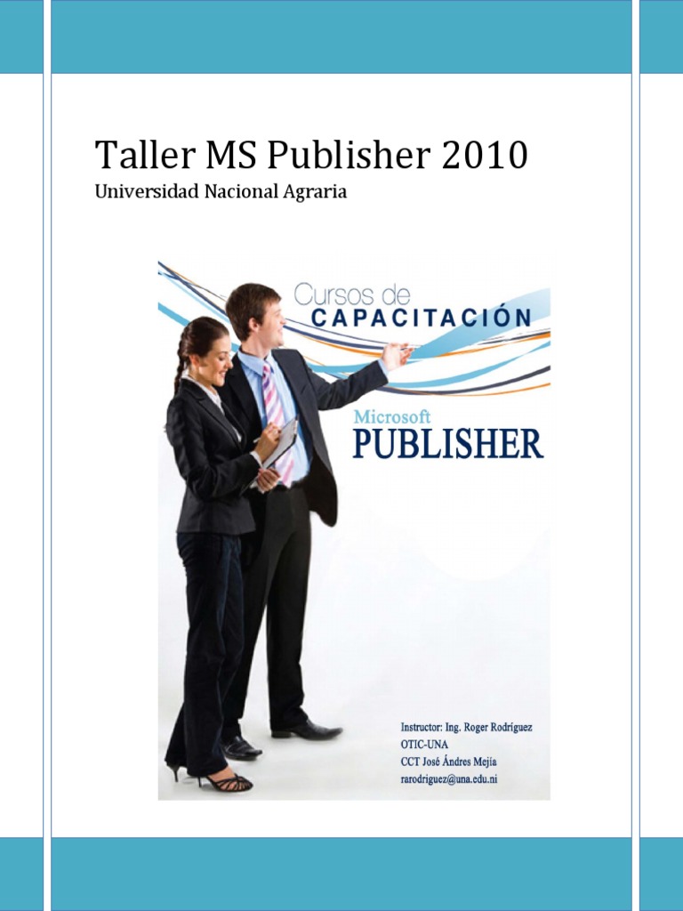 Introducción a MS Publisher 2010 | PDF | Ventana (informática) | Point ...