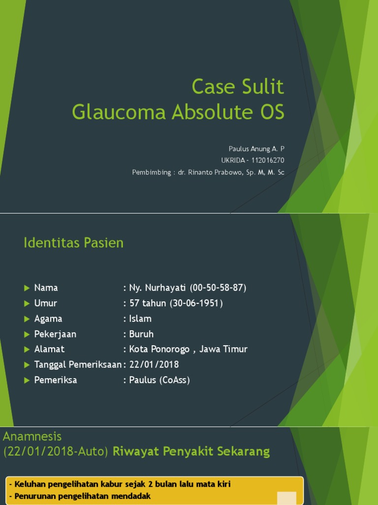 Case Sulit Mata | PDF