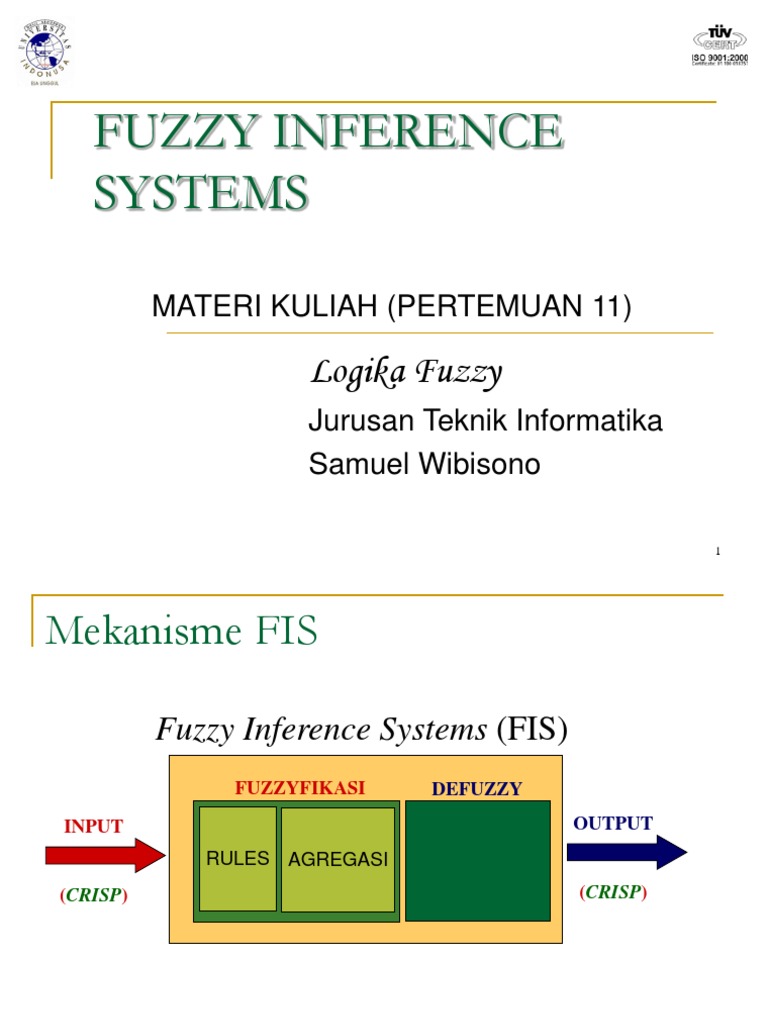 Fuzzy Inference System Metode Mamdani Metode Sugeno | PDF | Metode & Bahan Ajar