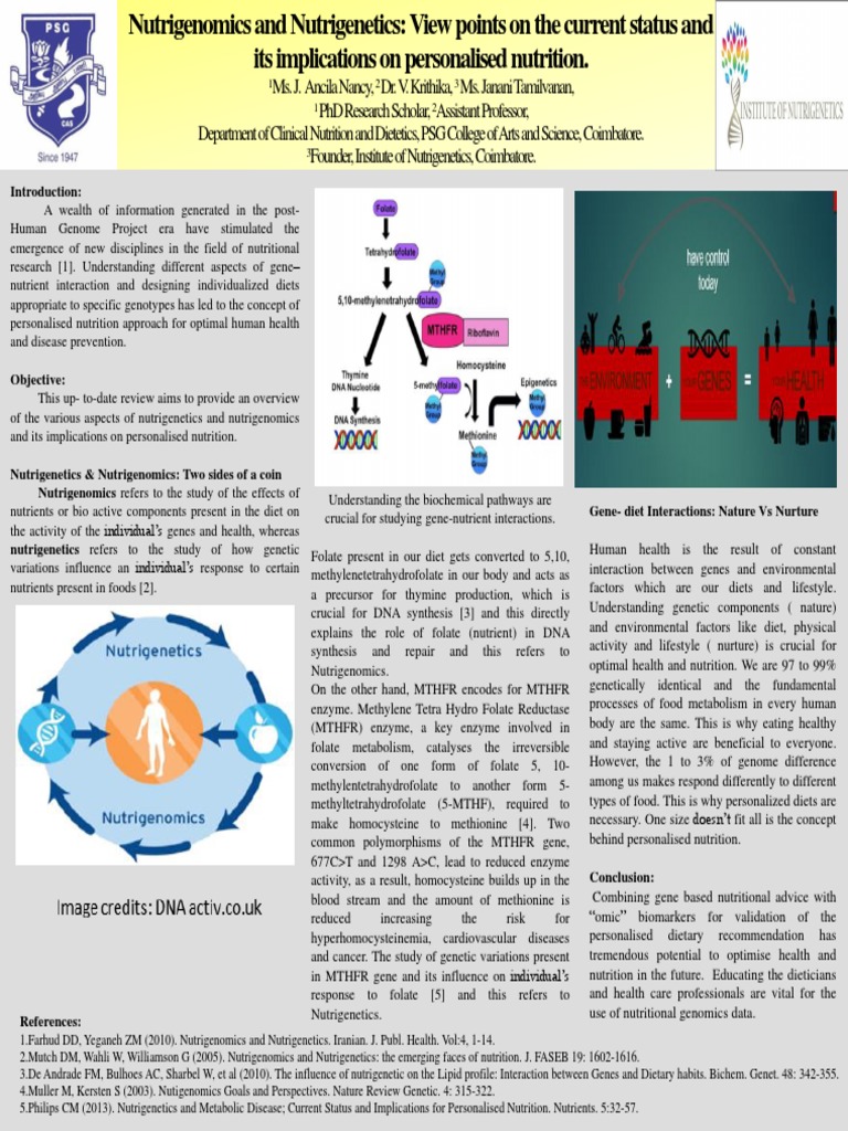 Nutrigenomics and Nutrigenetics | PDF | Nutrigenomics | Life Sciences