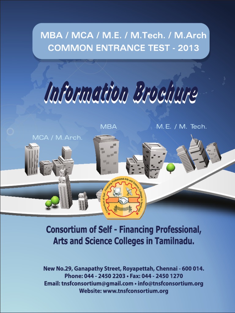 MBA Brochure 2013 | PDF | Beam (Structure) | Academic Degree