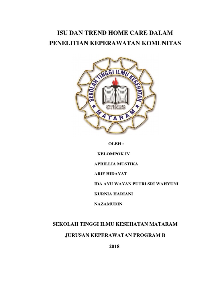Isu Dan Trend Home Care Dalam Penelitian Keperawatan Komunitas | PDF