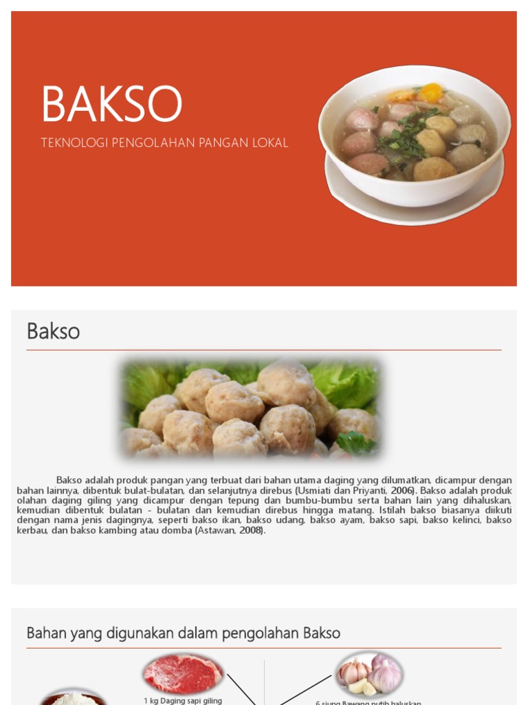 BAKSO | PDF