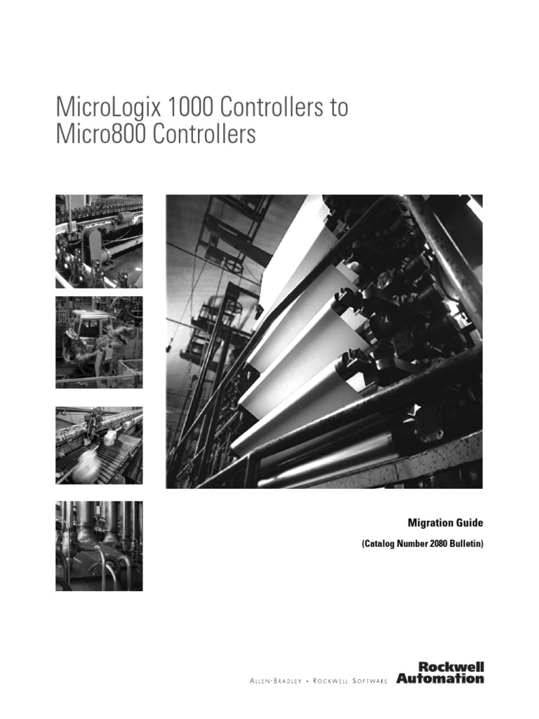 Reference Manual - MicroLogix 1000 Controllers To Micro800 Controllers - 2080-RM002A-En-E - July ...