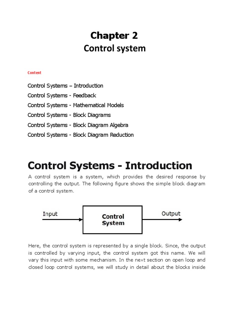 Block Diagrams | PDF | Control Theory | Control System