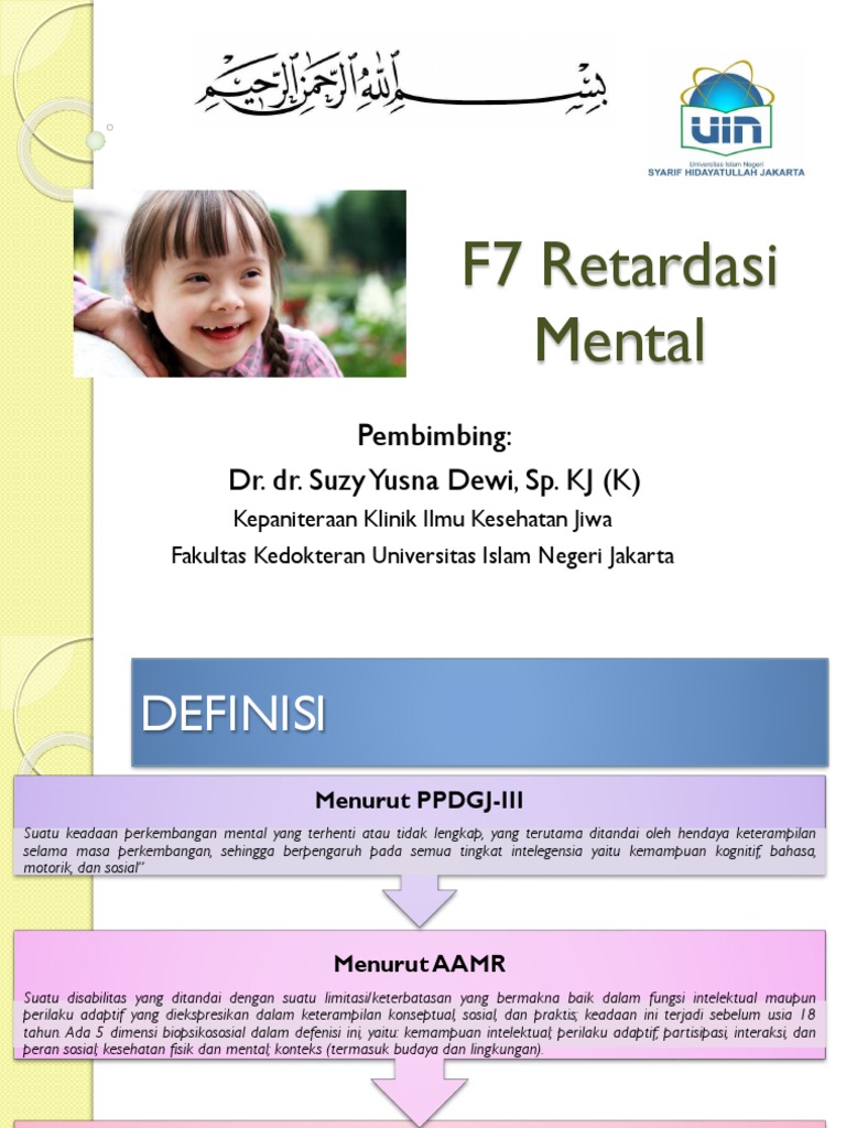 F7 Retardasi Mental | PDF