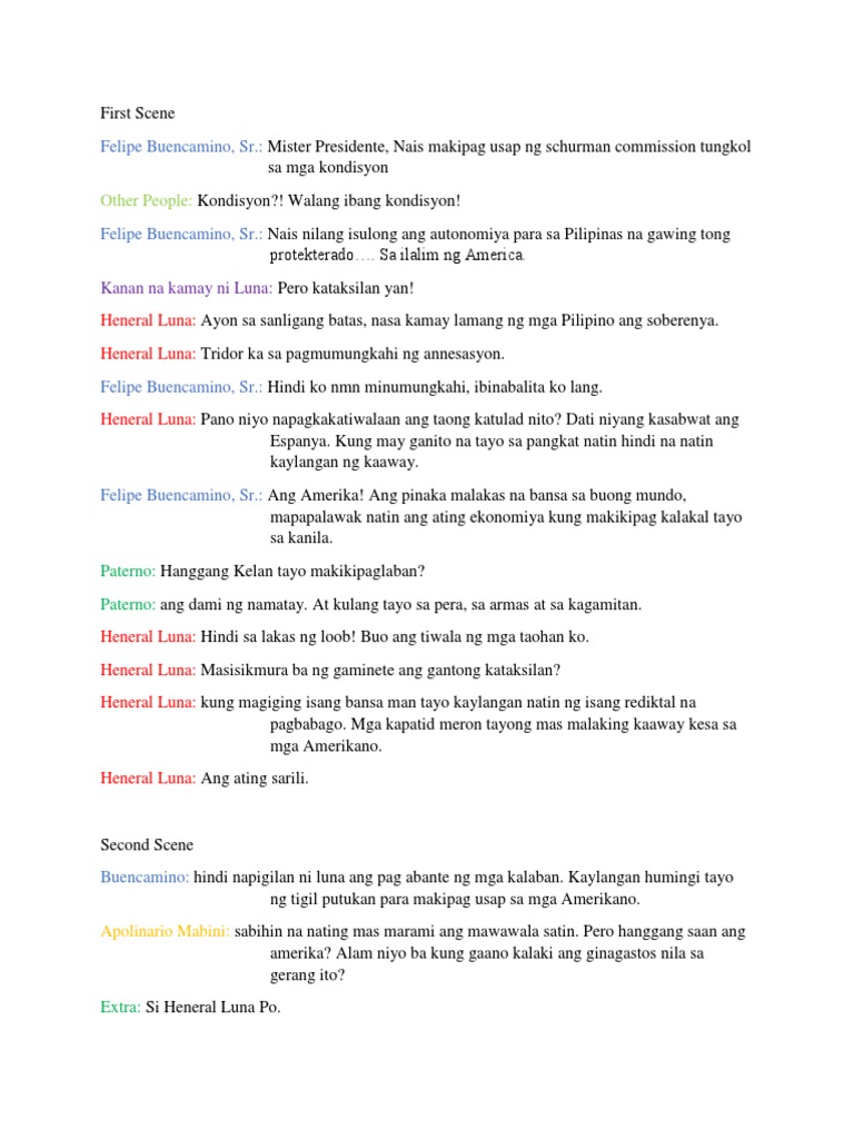 Gamo Gamo El Heneral Luna | PDF