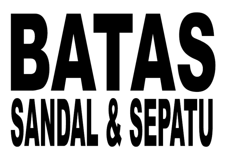 Batas Sandal Dan Septu | PDF