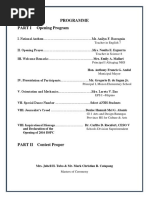 Program Flow Pageant Night 1 | PDF