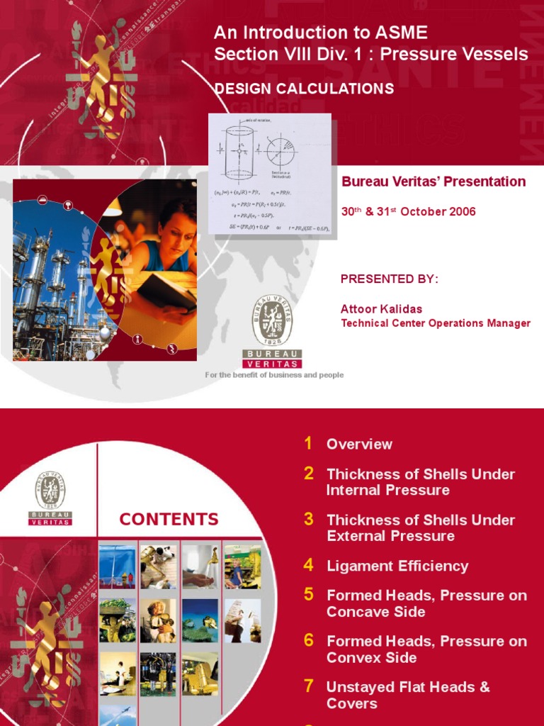 ASME VIII Div 1: Shell Thickness Guide | PDF | Sphere | Mechanical ...