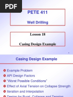 Casing Design Hand Calculation Design Example | PDF | Casing (Borehole ...