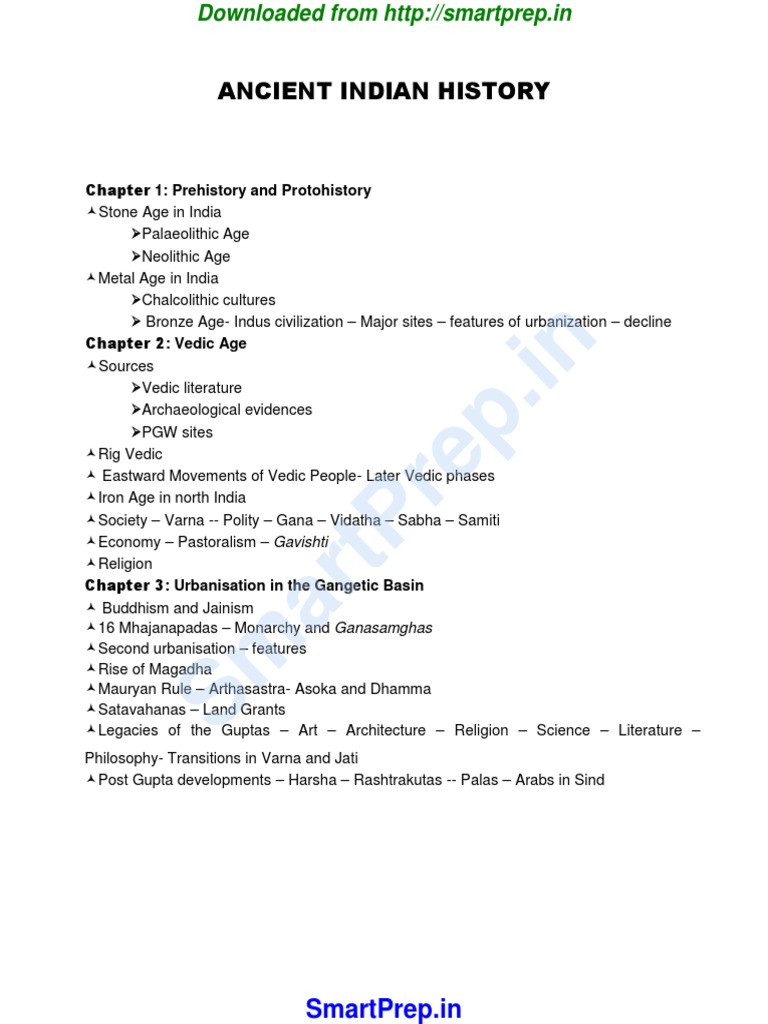 Ancient Indian History | PDF | Vedas | Religion And Belief