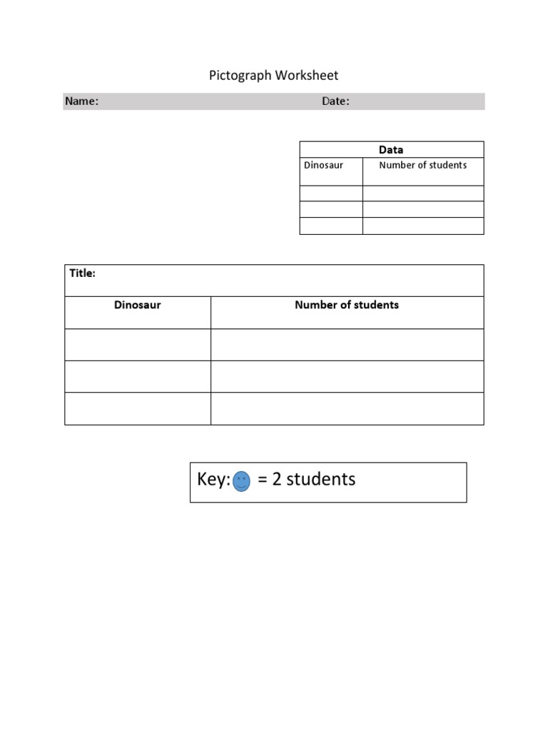 Pictograph Worksheet | PDF
