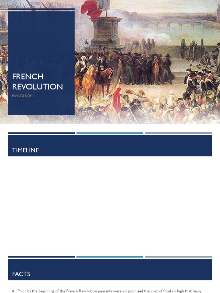 French Revolution Key Events Timeline | PDF | History