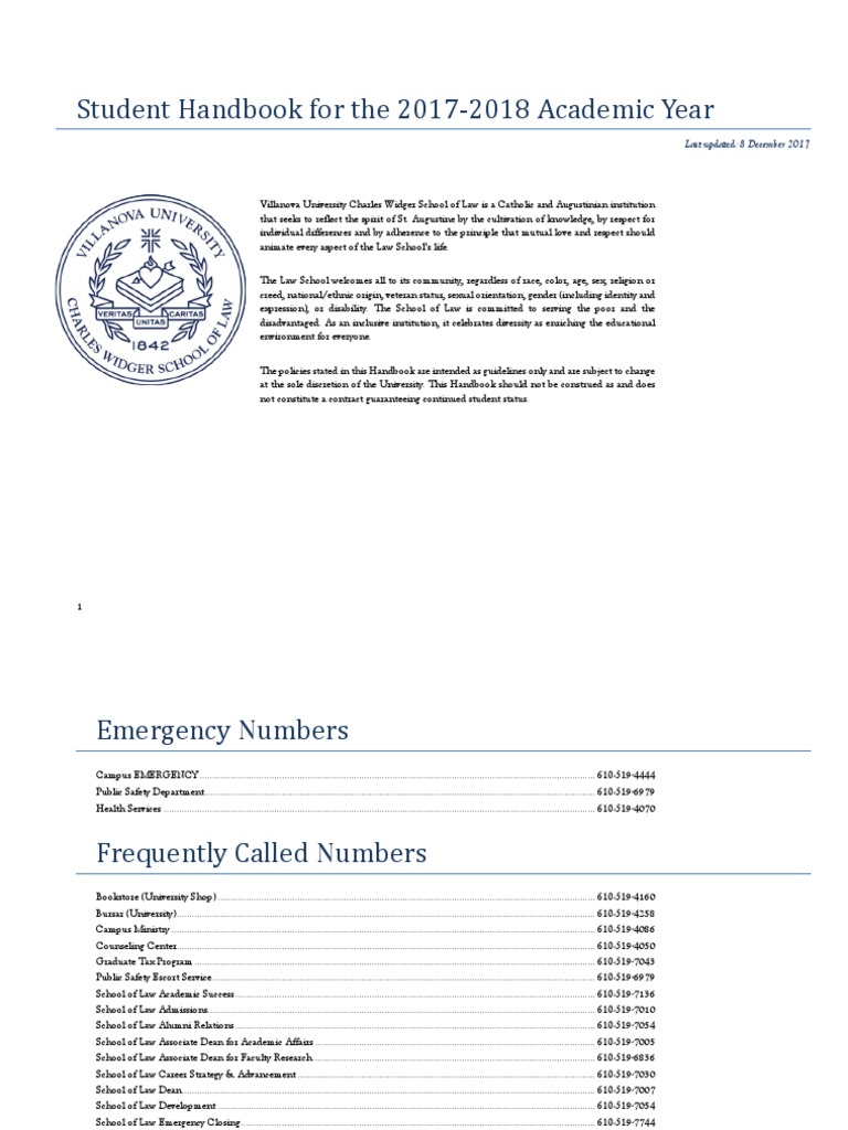 Student Handbook | PDF | Course Credit | Grading (Education)